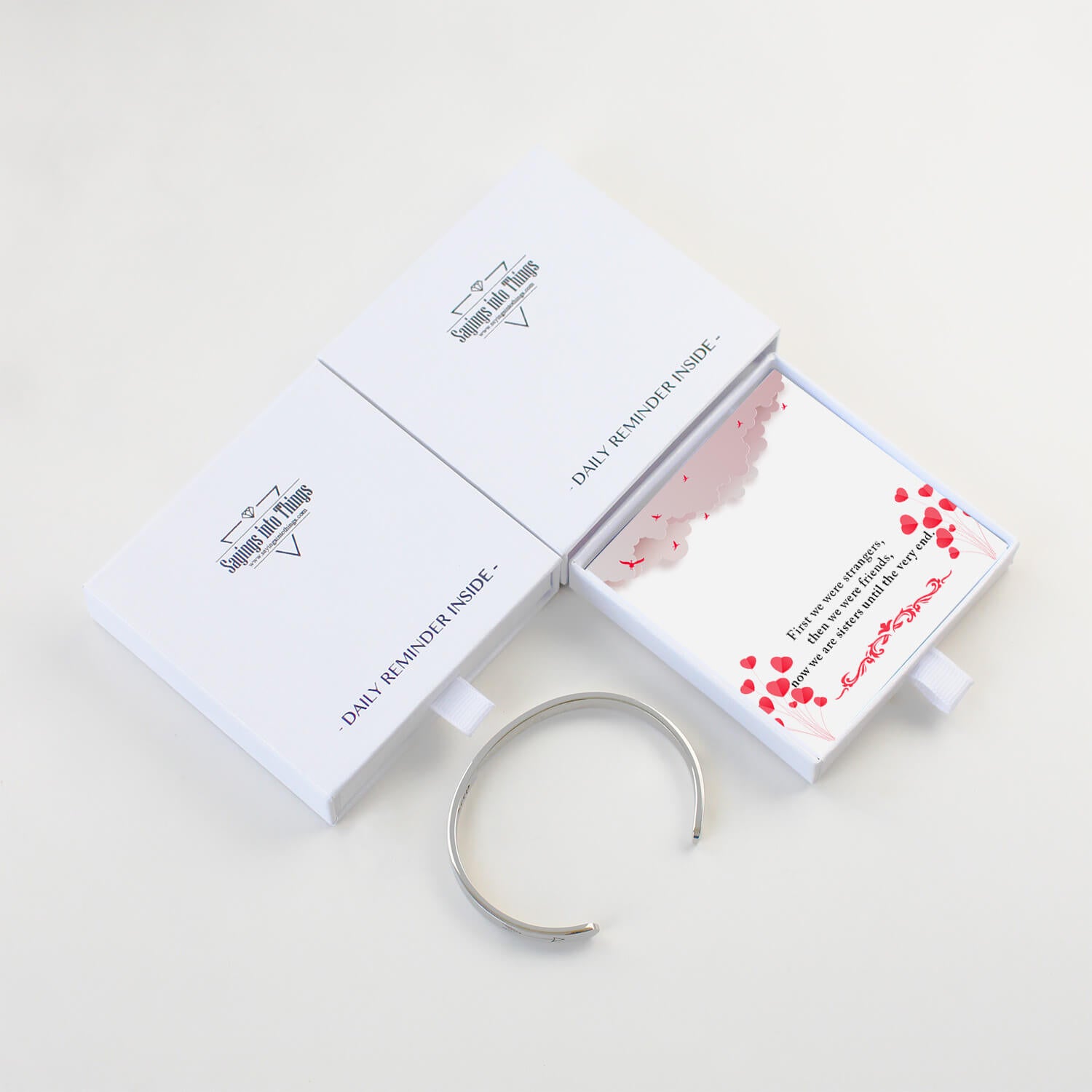 Inspirational Bracelets for Women Hidden Message Cuff Bangle - Sayings ...